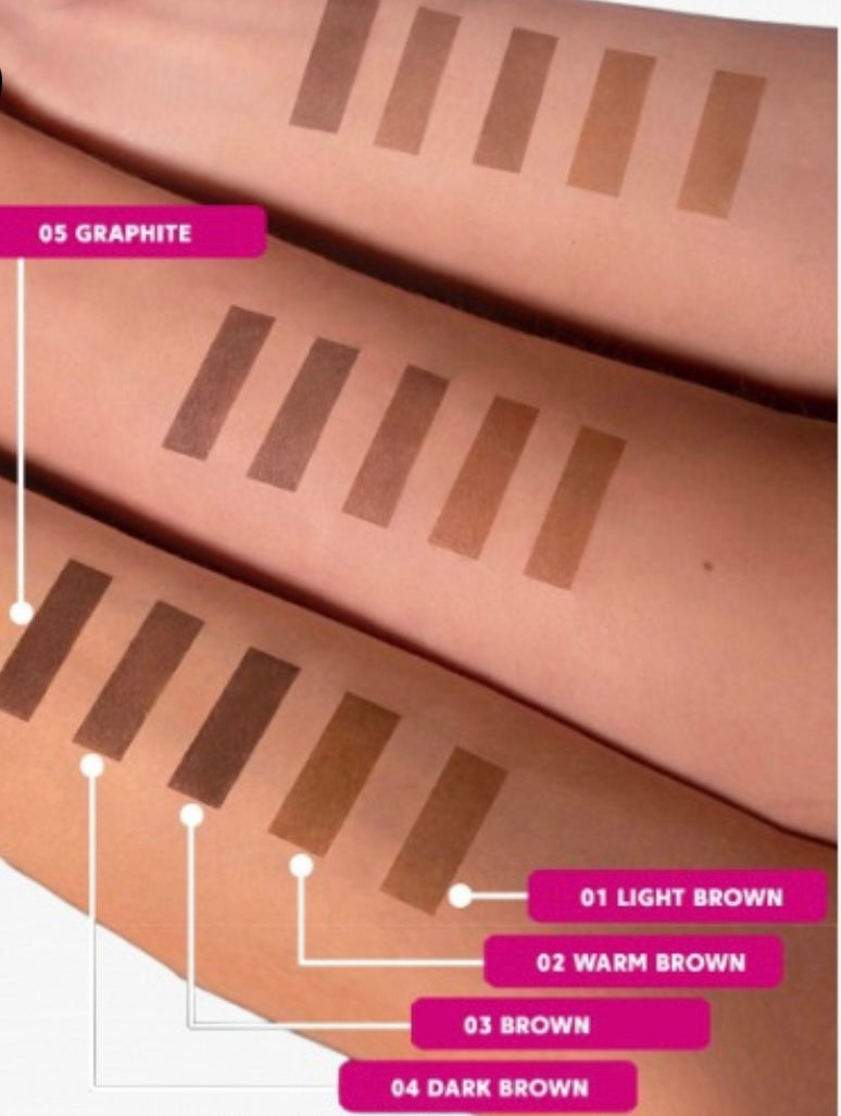 Zola Eyebrow color set in sachet (5x5ml) – BB BROWS PARIS